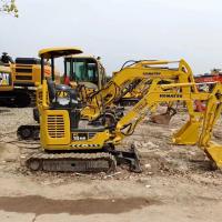 China Komatsu PC18MR Mini Used Excavator 1865 KG Machine Weight 0.13M³ Bucket for sale