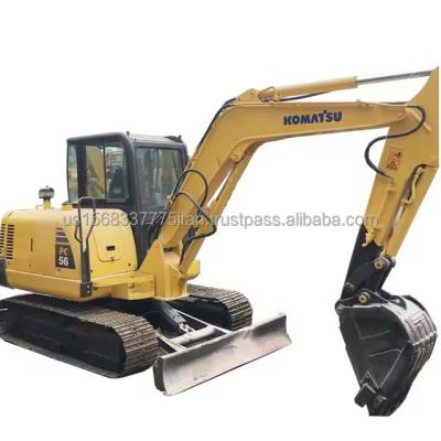 China Komatsu PC56-7 Hydraulic Valve 5ton Excavator 35kw Second Hand Crawler Equipment for sale