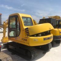 China Komatsu PC60 Used Excavator 6 Ton Operating Weight 0.3m3 Bucket Crawler Hydraulic Excavator 2016 for sale
