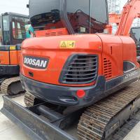 China DOOSAN DX60 Excavator 6 Ton 0.21M³ Bucket 40kw Hydraulic Construction Machine for sale