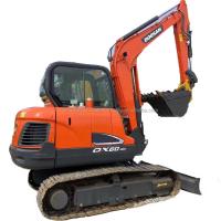 China DOOSAN DX60 Excavator 2016 40kw Power 6 Ton Operating Weight Excellent Efficiency for sale