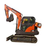 China Used DOOSAN DX60 Excavator 2016 0.21m³ Bucket 6 Ton Operating Weight Excellent Efficiency for sale
