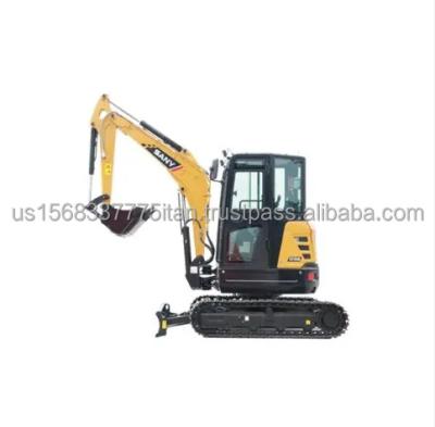 China Used Sany SY35U Mini Excavator 3.5 Ton 0.2m3 Bucket Original ISUZU Engine for sale