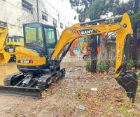 China Used Sany SY35U Mini Excavator 3.5 Ton 0.2m3 Bucket Original ISUZU Engine for sale