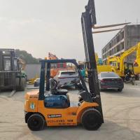 China Toyota 7F30 Used Forklift 3000 kg Capacity 1000 mm Fork Length 49 kW Engine for sale