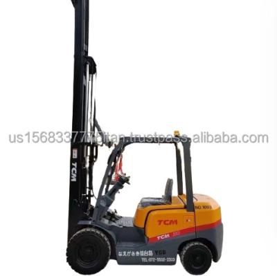 China Used TCM25 3 Ton Diesel Forklift 2016 Model 45kw Engine Excellent Performance for sale