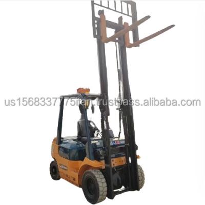 China Toyota FD50 Forklift 3ton Operating Weight Original Hydraulic Cylinder 45kw Engine for sale