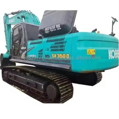 China Kobelco SK350 Excavator 35 Ton 35000 kg Machine Weight Original Hydraulic Pump 2016 for sale
