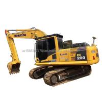 China Used Komatsu PC200 Excavator 1.2M3 Bucket 20ton 2016 Low Hours Original Hydraulic Cylinder for sale