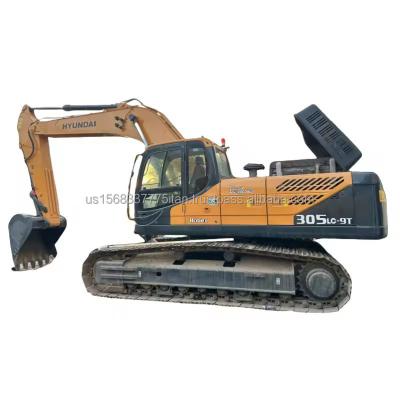 China Hyundai 305LC-9T 30 Ton Crawler Excavator Used 2016 198kw Engine Good Condition for sale