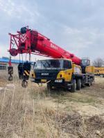 China SANY 55 Ton Used Hydraulic Cylinder Crane 0.6m³ Bucket Capacity 100kw Engine for sale