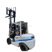 China TCM Used 3 Ton Diesel Forklift 2016 Model 49 kW Engine with Low Working Hours for sale