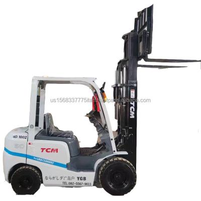 China TCM 30 3000 kg Forklift Used for Building Material Shops 49 kW Engine for sale