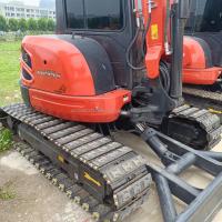 China Used Kubota KX155 Excavator 6 Ton Operating Weight Original Hydraulic Pump 2016 for sale