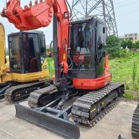 China Used Kubota KX155 Excavator 6 Ton Operating Weight Original Hydraulic Pump 2016 for sale