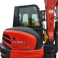 China Kubota KX155 Excavator 6 Ton 0.22m3 Bucket Original Hydraulic Pump Used 2016 for sale
