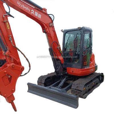 China Used KUBOTA KX163 Excavator 6TON Operating Weight Original Hydraulic Valve 0.22M3 Bucket for sale