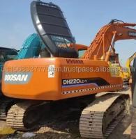 China Doosan DH220-7 Used Excavator 22 Ton 0.5m3 Bucket Original Hydraulic Valve Good Condition for sale