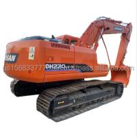 China Used Doosan DH220-7 Excavator 22 Ton 0.5m3 Bucket 2016 Low Hours High Performance for sale
