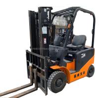 China Hangzhou H15 3 Ton Forklift 49 kW Diesel Used Machine for Building Material Shops for sale