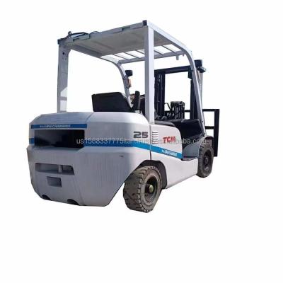 China TCM 25 Diesel Forklift 2.5 Ton 49 kW Used Machine with Powerful Performance for sale