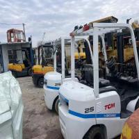 China Used TCM 25 Forklift 2500 kg Capacity 49 kW Engine 2016 Year for sale