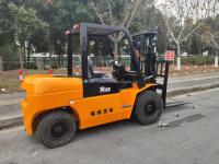 China Used Hangzhou R50 Forklift 5000 kg Capacity 49 kW Diesel Engine for Building Material Shops for sale