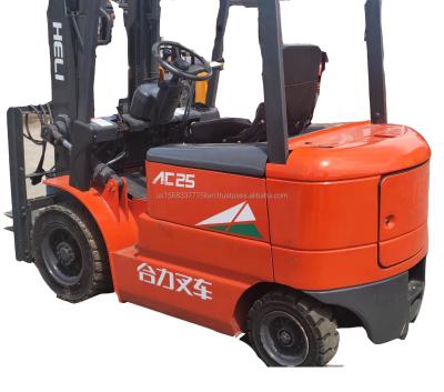 China Heli AC25 Diesel Forklift 3 Ton Capacity 49 kW Engine Used Forklift with 0.3M³ Bucket for sale