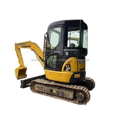 China Komatsu PC30MR Used Mini Excavator 3000kg Machine Weight Hydraulic Crawler Excavator 2016 for sale