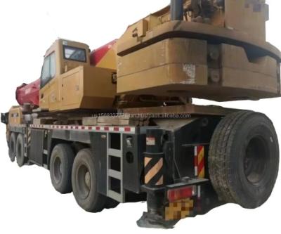 China Used SANY 80 Ton Crane 2016 215kw Engine Low Hours 0-2000 Max Lifting Height 4.5m for sale