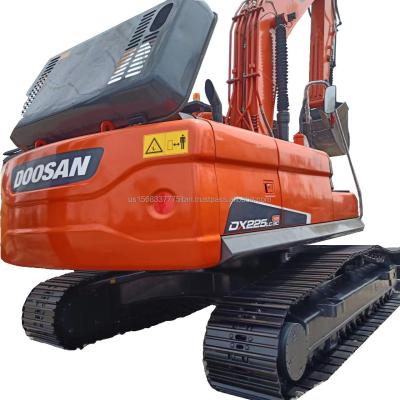 China Used Doosan DX225-7 Excavator 22.5 Ton 115kw 0-2000 Hours 2016 Model for sale