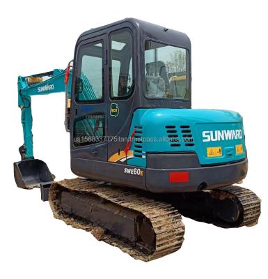 China Used SWE60E Hydraulic Crawler Excavator 6 Ton 2016 Good Condition 36.2kw for sale