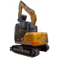 China SANY SY75C Excavator 9 Ton with Original Hydraulic Pump 43 kW for Construction for sale