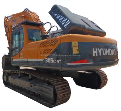 China Hyundai 305LC-9T 30 Ton Used Crawler Excavator 2016 198kw 1.5m3 Bucket from Korea for sale