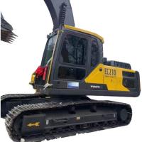 China Volvo EC210 21 Ton Used Excavator 119 kw Low Fuel Consumption 2016 Year for sale