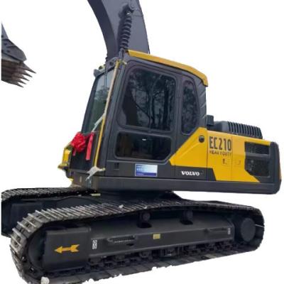 China Volvo EC210 21 Ton Used Excavator 119 kw Low Fuel Consumption 2016 Year for sale