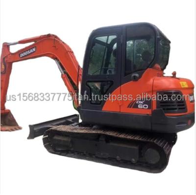 China Doosan DX60 6 Ton Excavator 2016 0-2000 Hours Original Hydraulic Components for sale