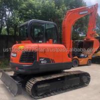China Doosan DX60 6 Ton Excavator 2016 0-2000 Hours Original Hydraulic Components for sale