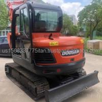 China Doosan DX60 6 Ton Excavator 2016 0-2000 Hours Original Hydraulic Components for sale