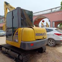 China Komatsu PC56 5.6 Ton Mini Crawler Excavator 21 kW Original Hydraulic Pump Japan for sale