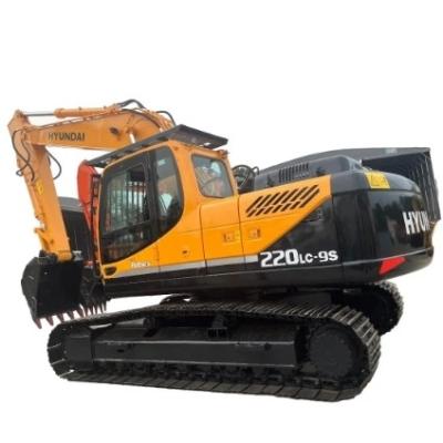China Hyundai 220LC-9S Used Crawler Excavator 22 Ton 1.22m3 Bucket Original Hydraulic Cylinder for sale