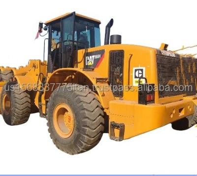 China Used Cat 966H Wheel Loader 2016 26ton 4.2m3 Bucket Original Hydraulic Pump for sale