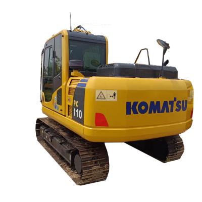China Komatsu PC110 11ton Used Excavator 2016 52kw Second Hand Heavy Equipment for sale
