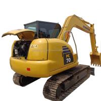 China Used Komatsu PC70 7 Ton Mini Crawler Excavator with Original Hydraulic Pump 2016 for sale
