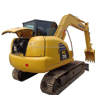 China Used Komatsu PC70 7 Ton Mini Crawler Excavator with Original Hydraulic Pump 2016 for sale