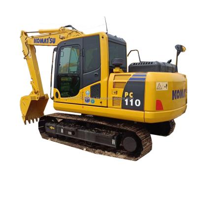 China Used Komatsu PC110 Hydraulic Crawler Excavator 11 Ton 0.48M³ Bucket Capacity 2016 for sale