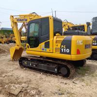 China Used Komatsu PC110 Hydraulic Crawler Excavator 11 Ton 0.48M³ Bucket Capacity 2016 for sale