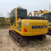 China Komatsu PC110 Used Hydraulic Crawler Excavator 11 Ton 0.48m3 Bucket 2016 Low Hours for sale