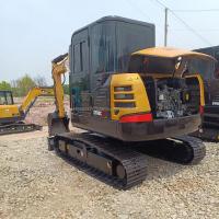 China Used Sany SY60C 7 Ton Excavator 0.28M³ Bucket Original Hydraulic Cylinder for sale