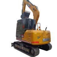 China 2016 SANY SY75C Used Excavator 7 Ton 0.32m3 Bucket 41.1kw Engine Low Hours for sale